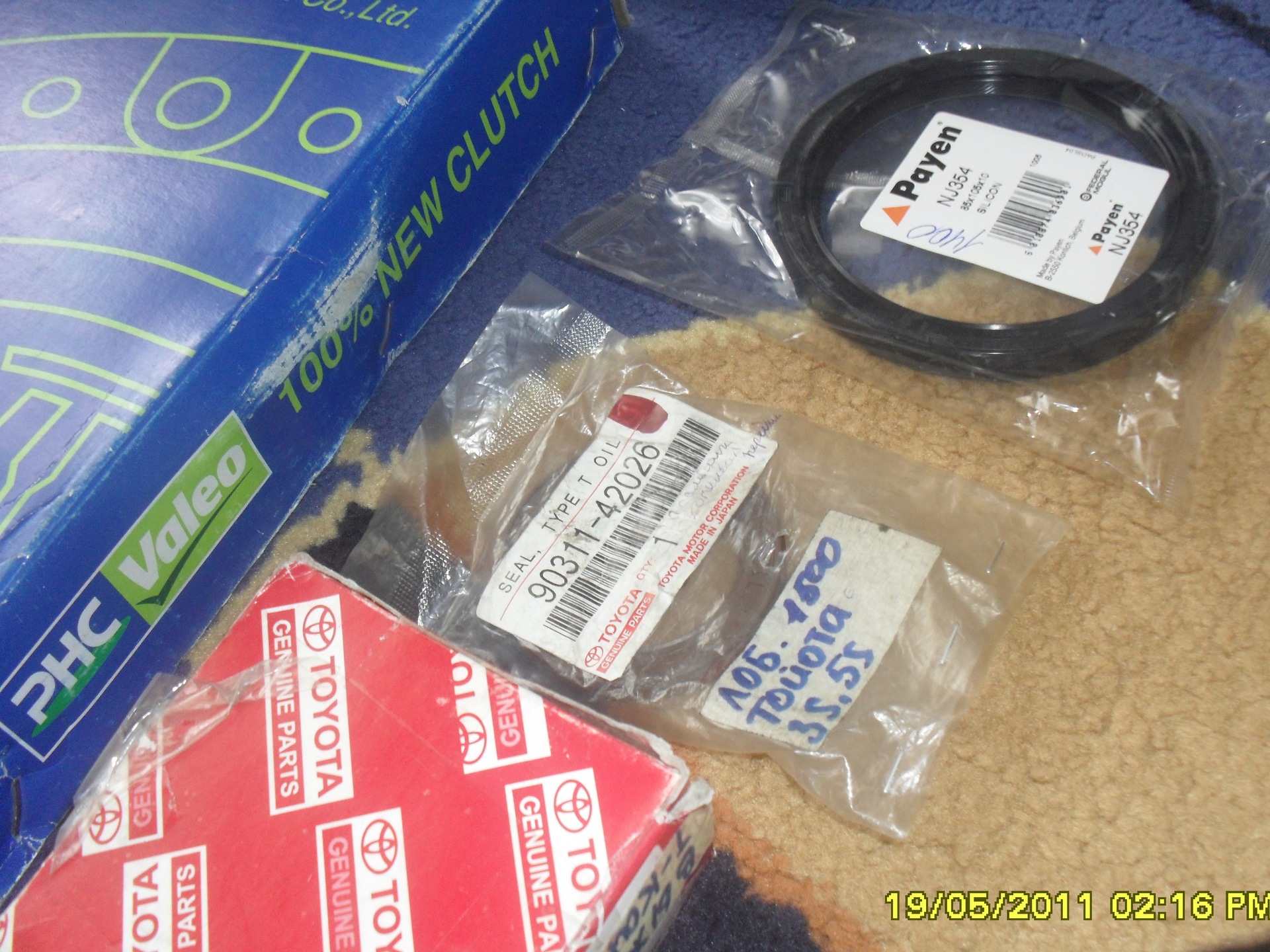 Замена сцепления — Toyota Carina E, 2 л, 1994 года | запчасти | DRIVE2