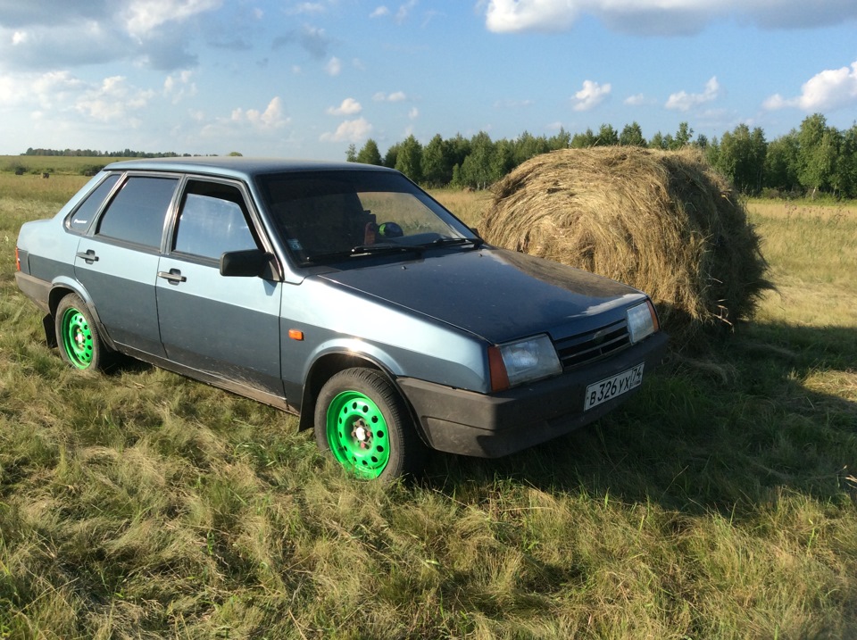 деревенские фотки) — Lada 21099, 1,5 л, 2000 года | покатушки | DRIVE2