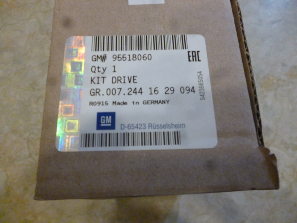 Замена ремня ГРМ+помпа. — Opel Zafira A, 1,8 л., 2001 года | плановое ...