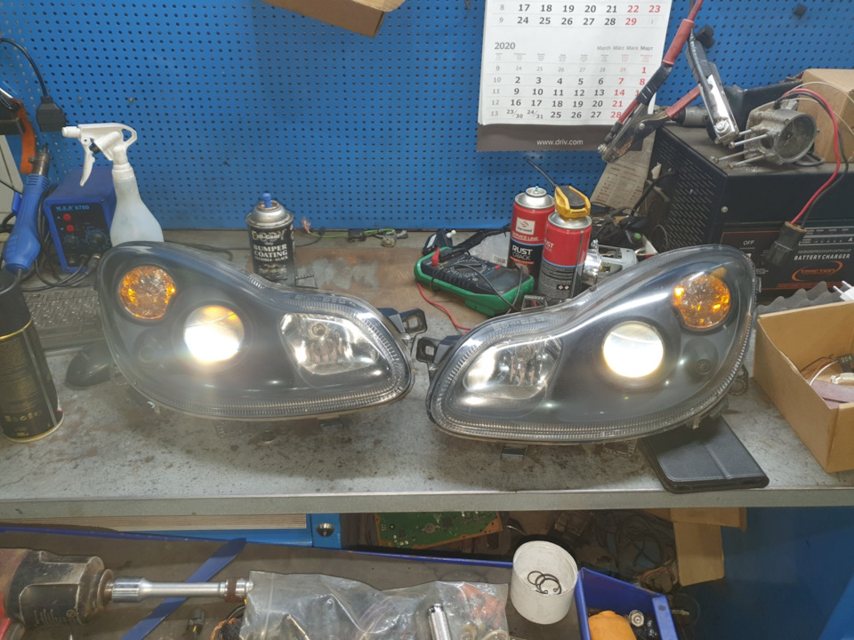 пленка и фары — Smart fortwo (2G), 1 л, 2009 года | стайлинг | DRIVE2