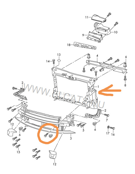 N90683302 Полукруглый болт с в VAG | Запчасти на DRIVE2