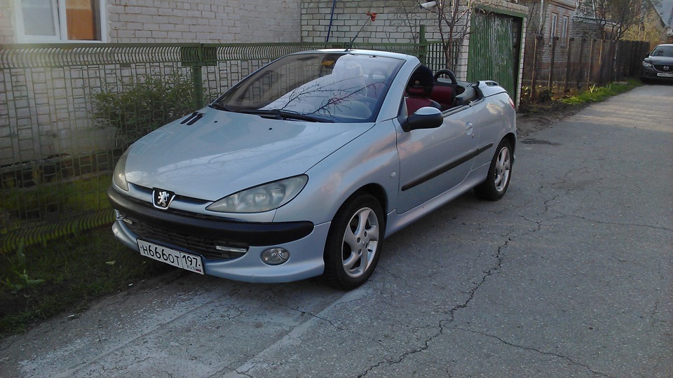 Peugeot 206 CC 1.6 бензиновый 2002 | Кабрик на DRIVE2