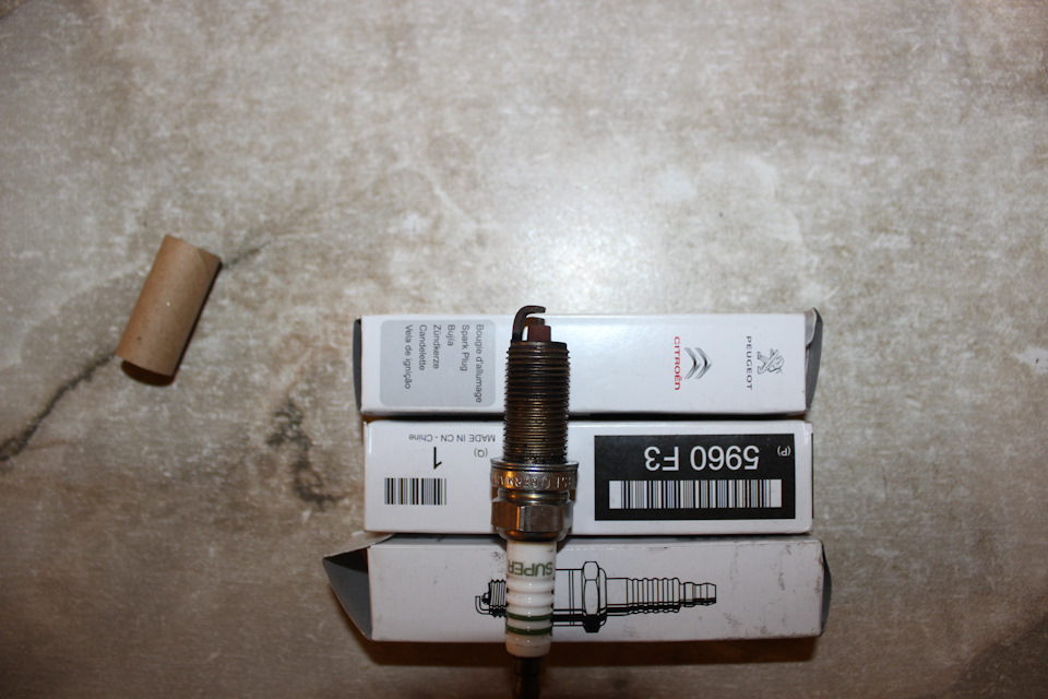 5960F3 Свеча зажигания Peugeot Citroen | Запчасти на DRIVE2