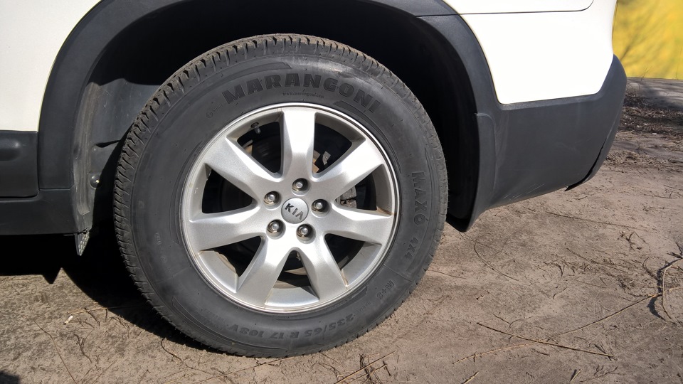Всесезонные Шины Marangoni Maxo (235/65R17 108V) — KIA Sorento (2G), 2,4 л, 2012 года | шины ...