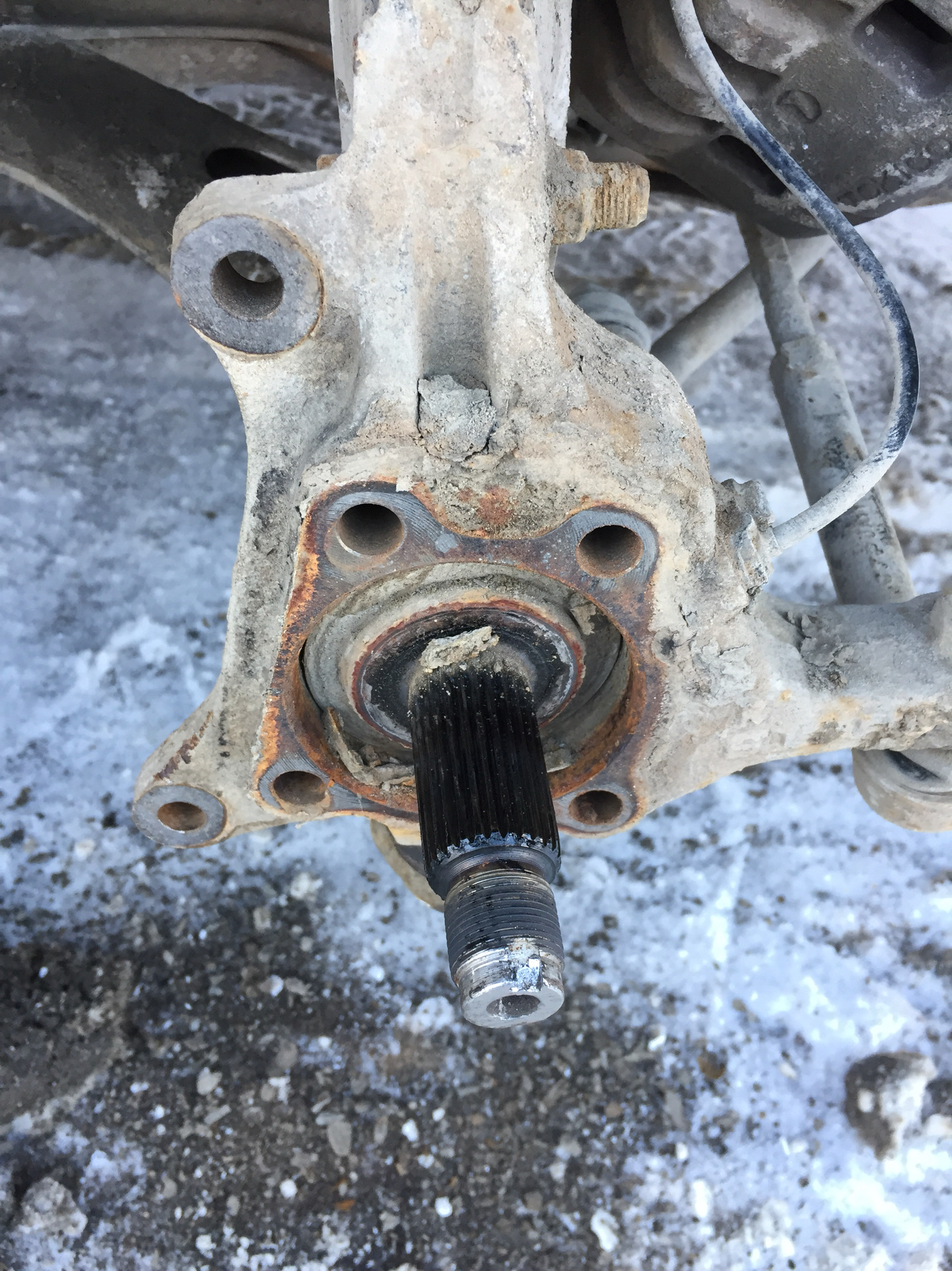 Замена ступичных подшипников — Subaru Impreza (GE/GH), 2 л, 2008 года ...