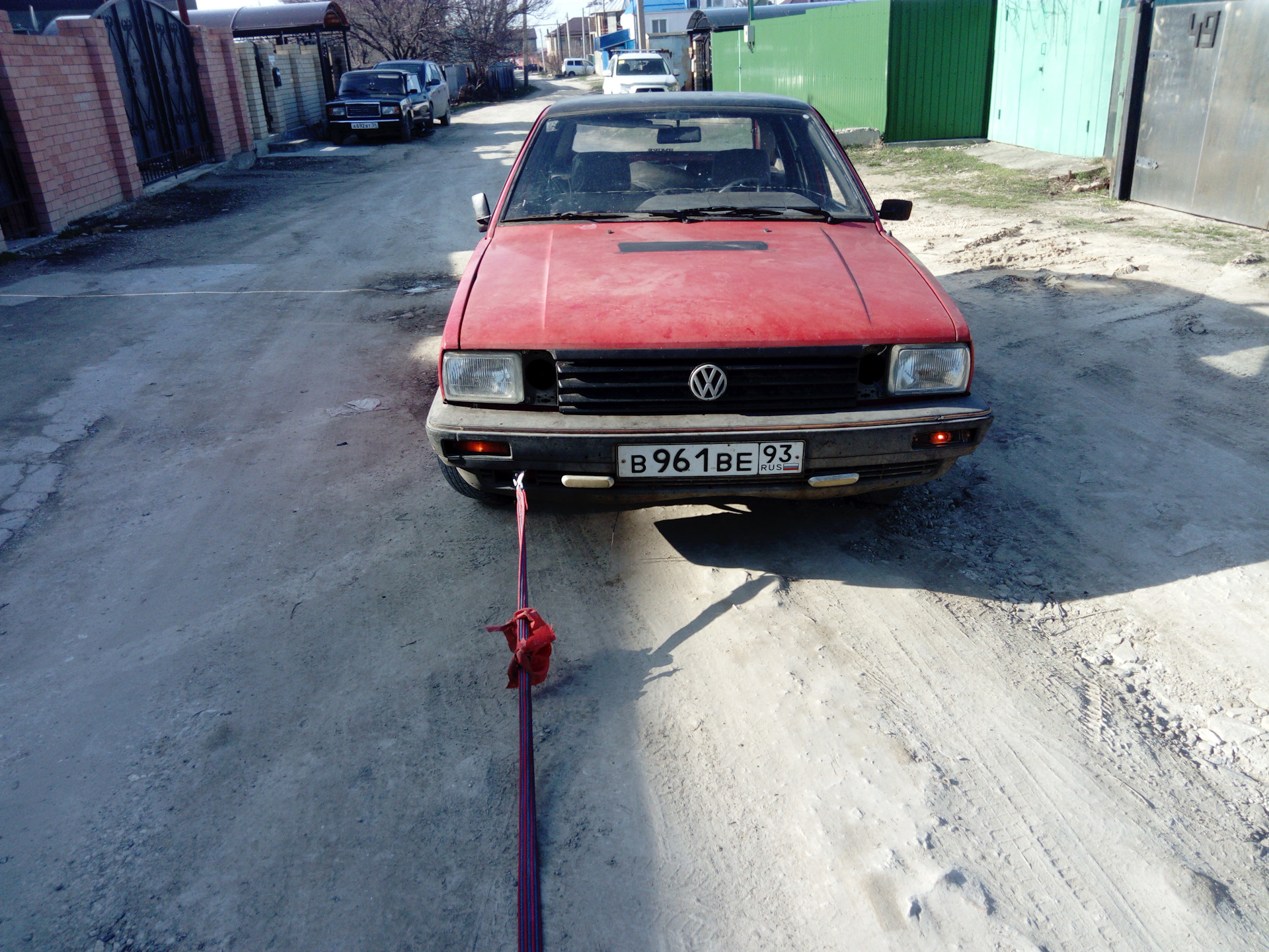 Купил красного — Volkswagen Passat B2, 1,6 л, 1987 года | покупка ...