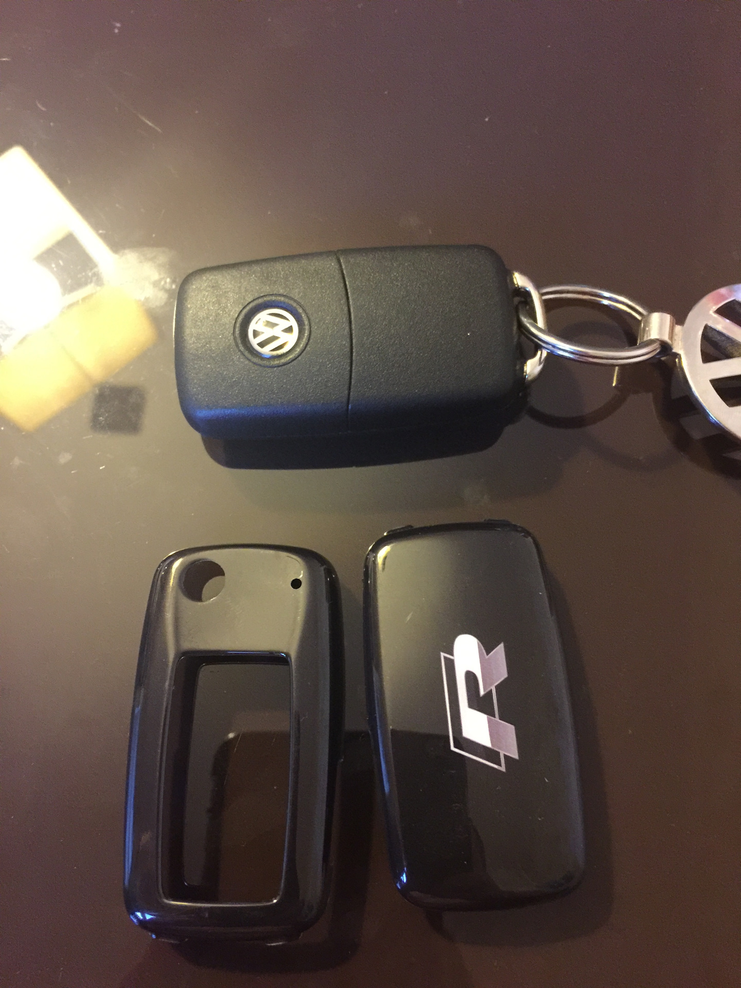 21. Кейс ключа R-line vw Tiguan — Volkswagen Tiguan (1G), 2 л, 2011 ...
