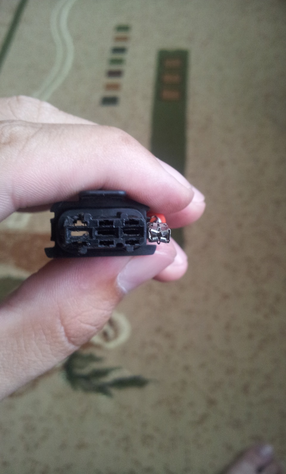 Восстановление контактов разъема ДДН — Renault Laguna II, 1,9 л, 2002 ...