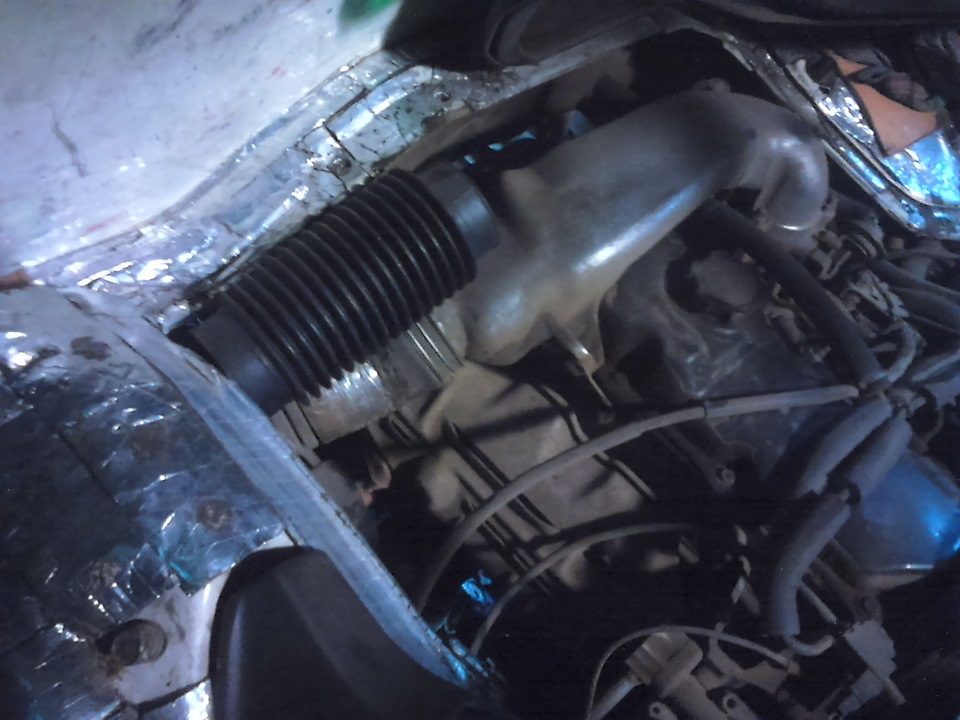 гофра воздушного фильтра — Toyota HiAce (H100), 3 л, 1999 года ...