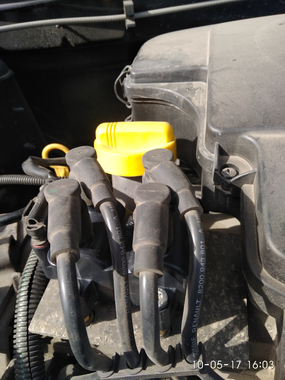 8200943801 Комплект проводов зажигания 4 шт RENAULT | Запчасти на DRIVE2