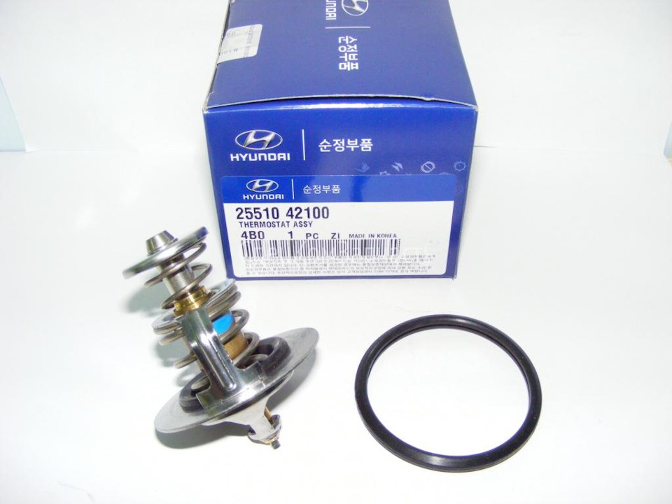 2551042100 Термостатический регулируемый клапан системы охлаждения KIA ...