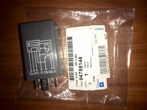 94788146 Реле стеклоочистителя GM | Запчасти на DRIVE2