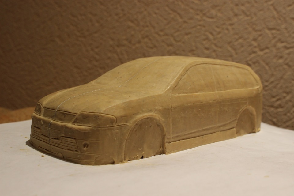 Моделька моего Ниссанчика. Лепим дальше ;) — Nissan Wingroad (Y11), 1,8 ...