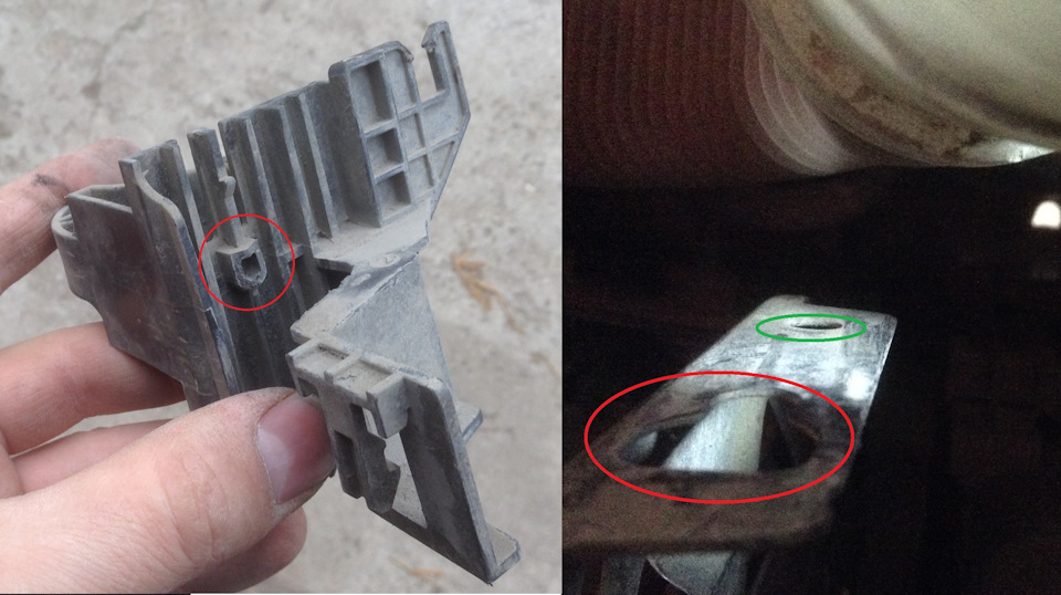 Ремонт кронштейна горловины бачка омывайки — Skoda Fabia Mk2, 1,6 л ...