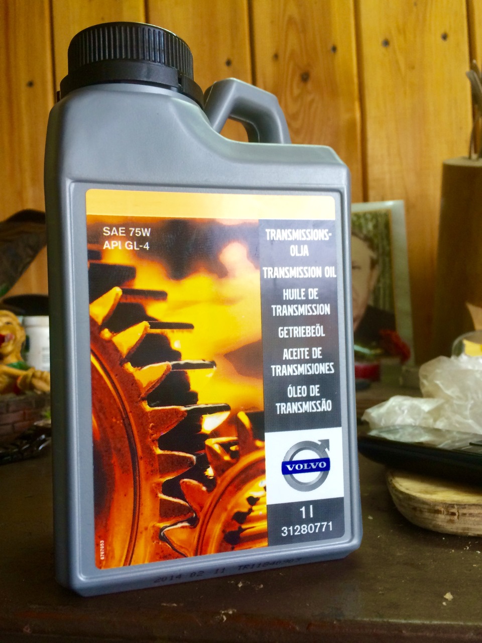 31280771 Масло трансмис. Volvo 75W GL4 M56/58/66/MMT6 (1 л) Volvo ...