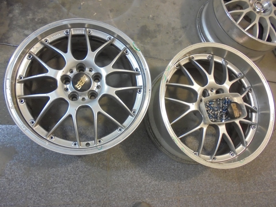 Восстановление 2-х составных BBS Rs-Gt R19. — Сообщество «Разборные Диски» на DRIVE2