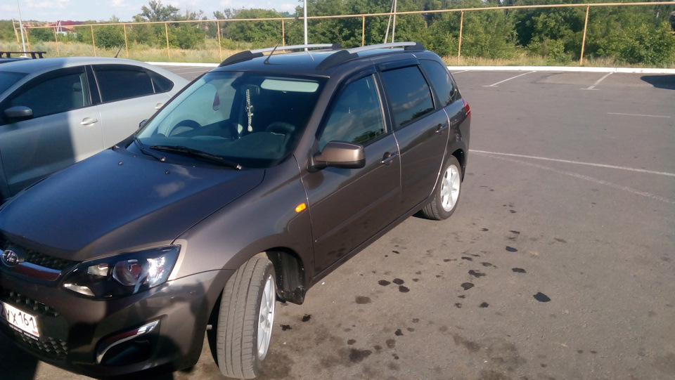 Притемнил. — Lada Калина Универсал (2G), 1,6 л, 2016 года | тюнинг | DRIVE2