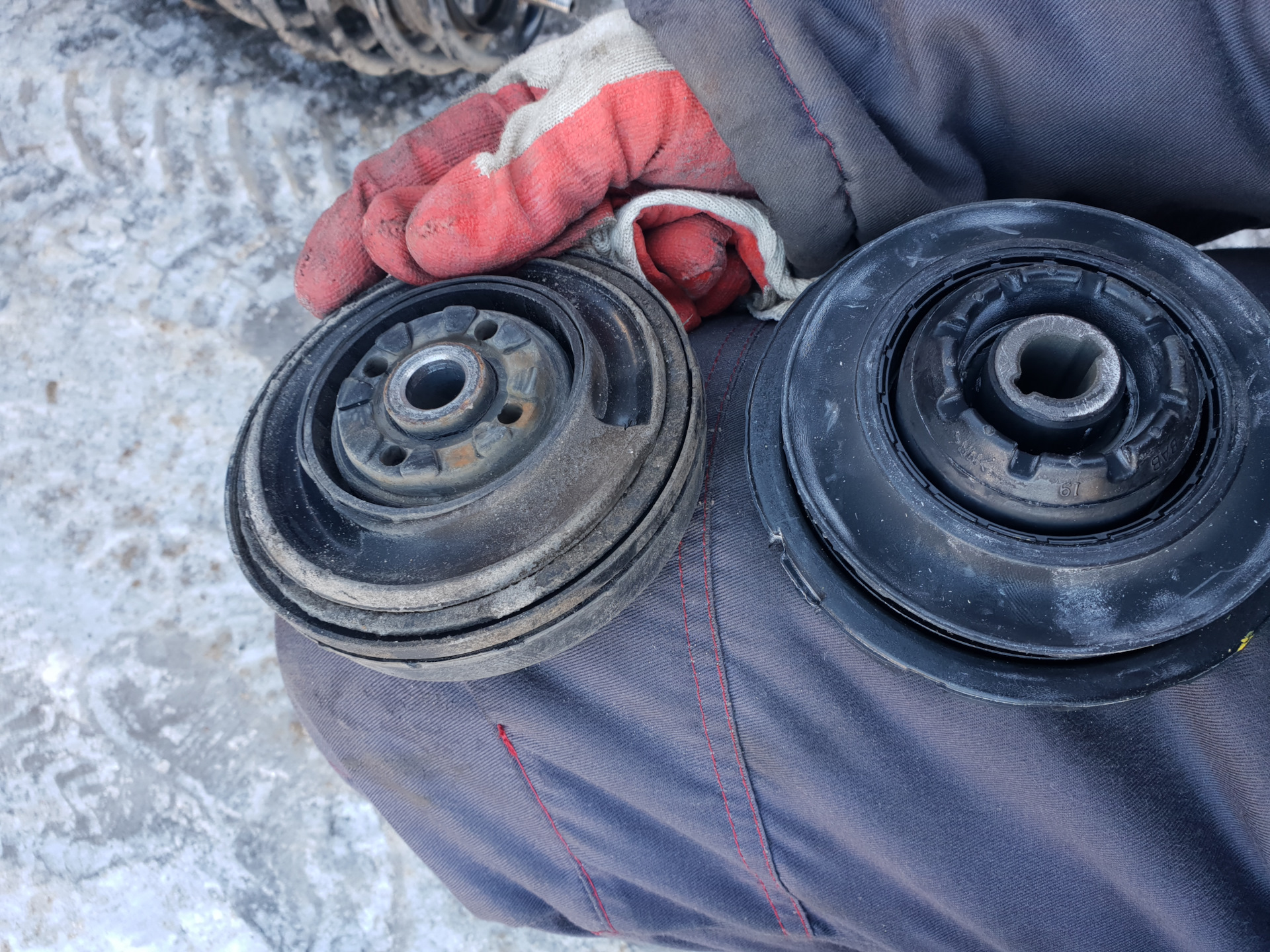 Очередная замена передних опор. — Opel Insignia (1G), 2 л, 2013 года ...