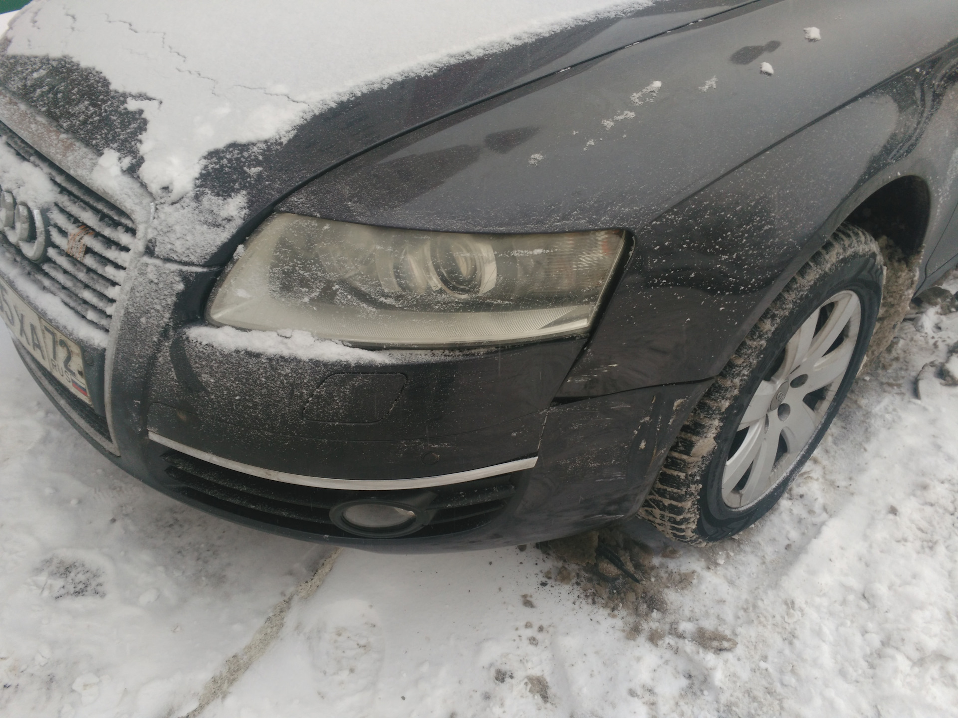 Нежданьчик — Audi A6 (C6), 3 л, 2005 года | ДТП | DRIVE2