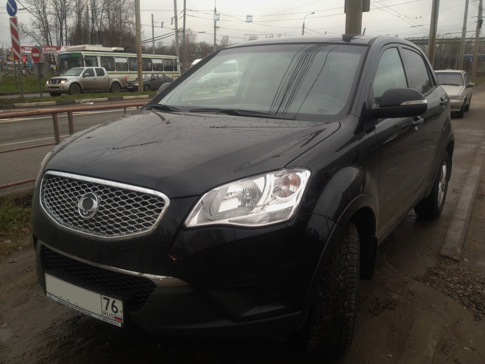 SsangYong Actyon, Ссангйонг актион, коврики в салон, багажник — Carpet ...