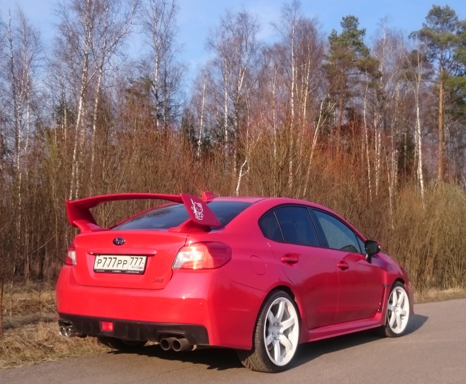 первая тысяча км на 19 =) — Subaru WRX STI (VA), 2,5 л, 2014 года | фотография | DRIVE2
