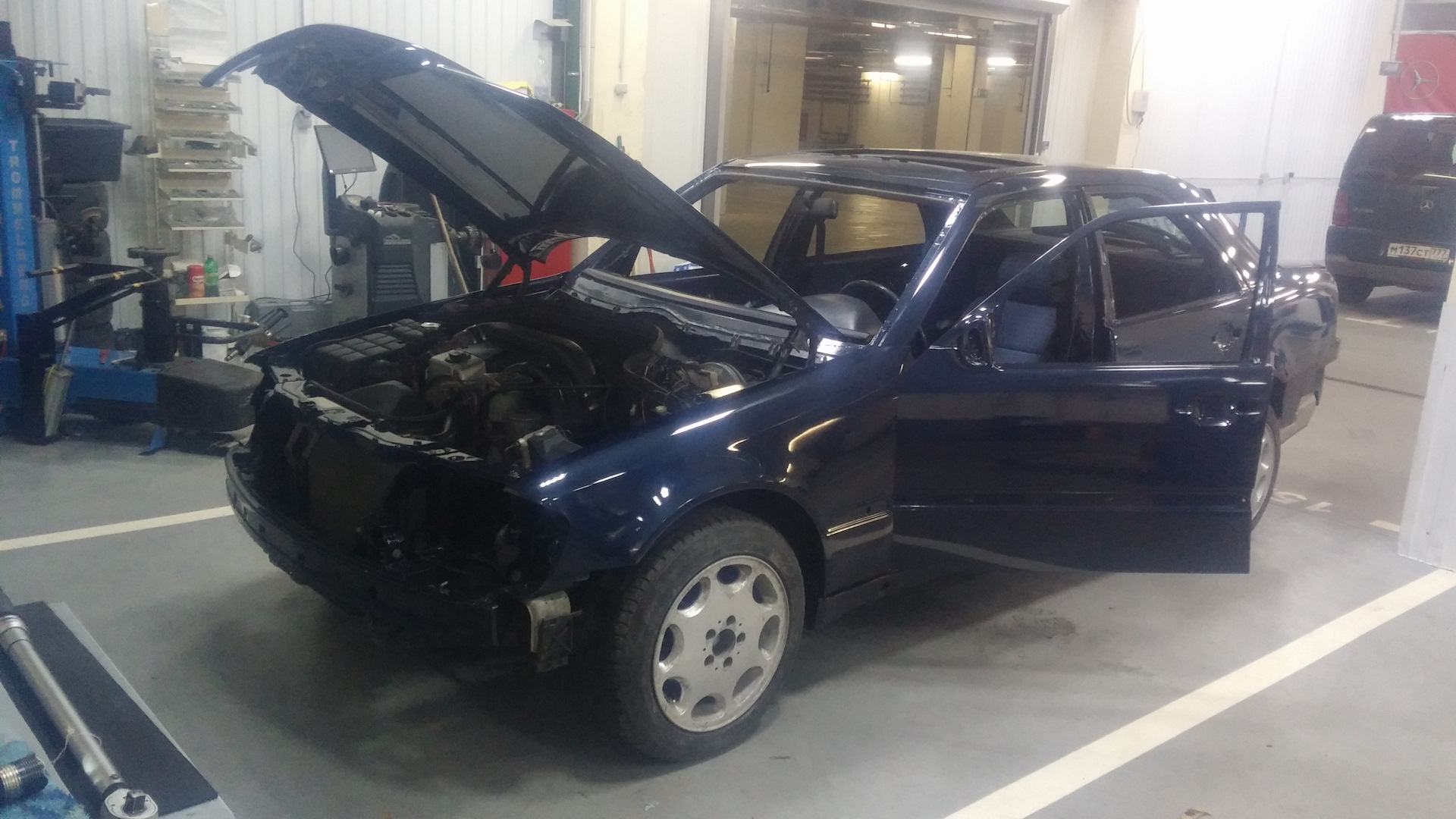 Скоро представлю свой проэкт — Mercedes-Benz C-class (W202), 2,2 л ...