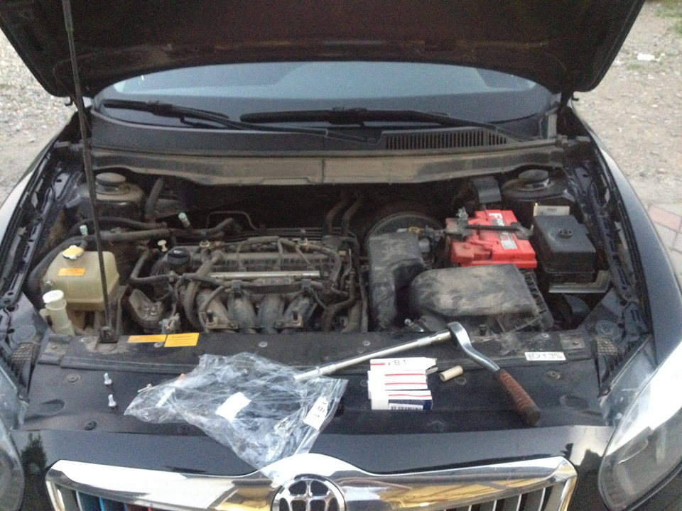 Замена свечей зажигания — Brilliance H530, 1,6 л, 2014 года | плановое ТО | DRIVE2