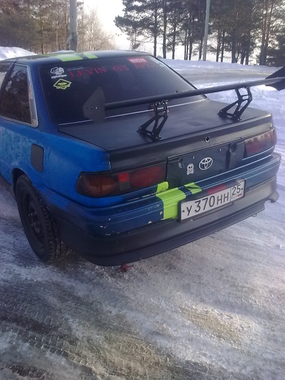 фото левки так от делать нечего ) — Toyota Corolla Levin (AE91/92), 1,8 л, 1989 года ...