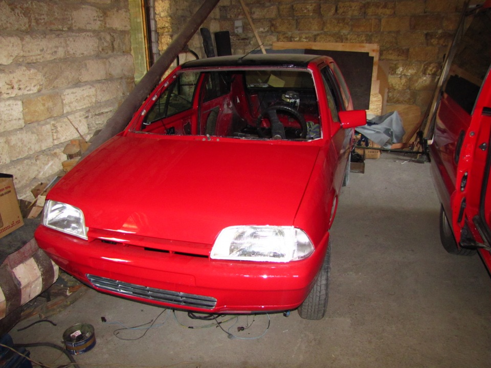 И вот долгожданная покраска — Citroen AX, 1,1 л, 1994 года | своими ...