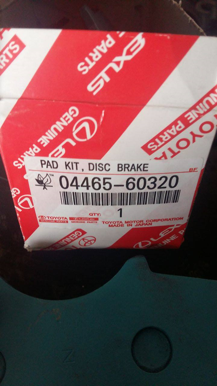 0446560320 Колодки тормозные TOYOTA LEXUS | Запчасти на DRIVE2