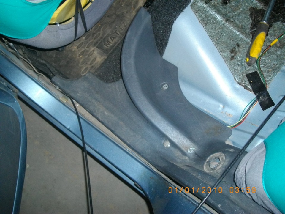 +Открытие багажника из салона Ч.1 — Daewoo Matiz (M100, M150), 0,8 л ...