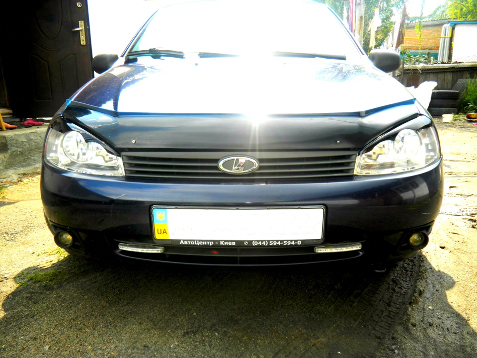 Реснички — Lada Калина седан, 1,6 л, 2012 года | аксессуары | DRIVE2