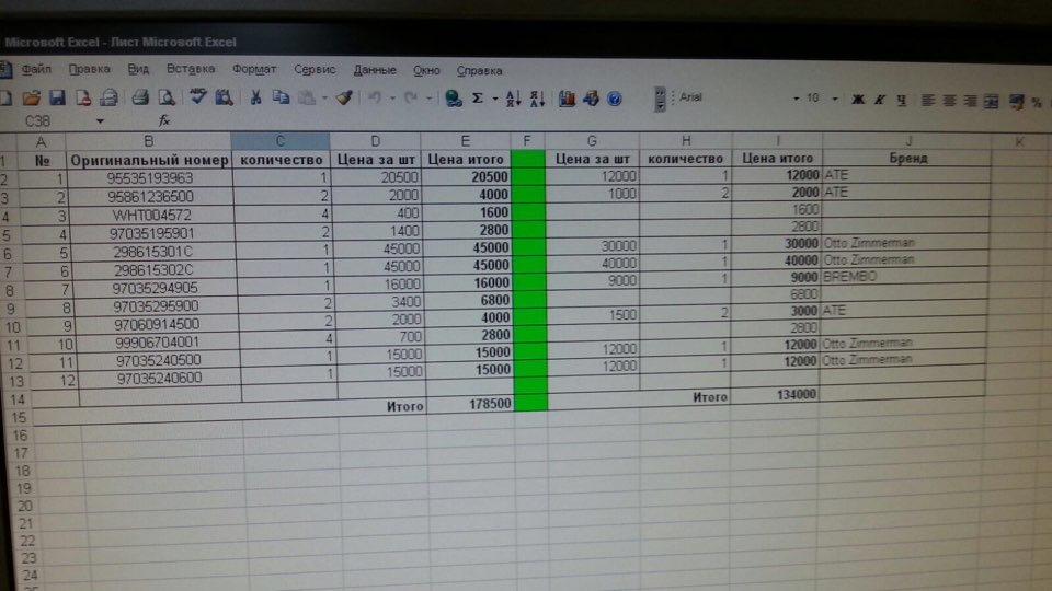 Dopolnenie — Porsche Panamera, 4,8 л., 2010 года | запчасти | DRIVE2