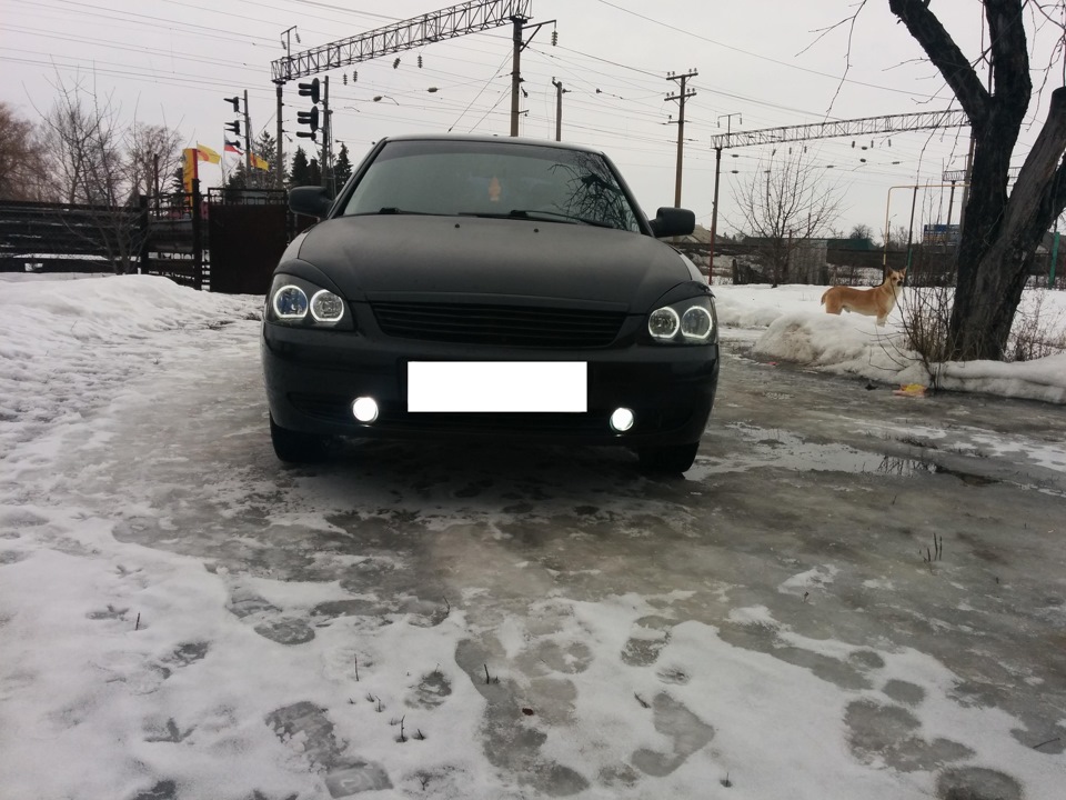 ангельские глазки — Lada Приора хэтчбек, 1,6 л, 2011 года | аксессуары ...