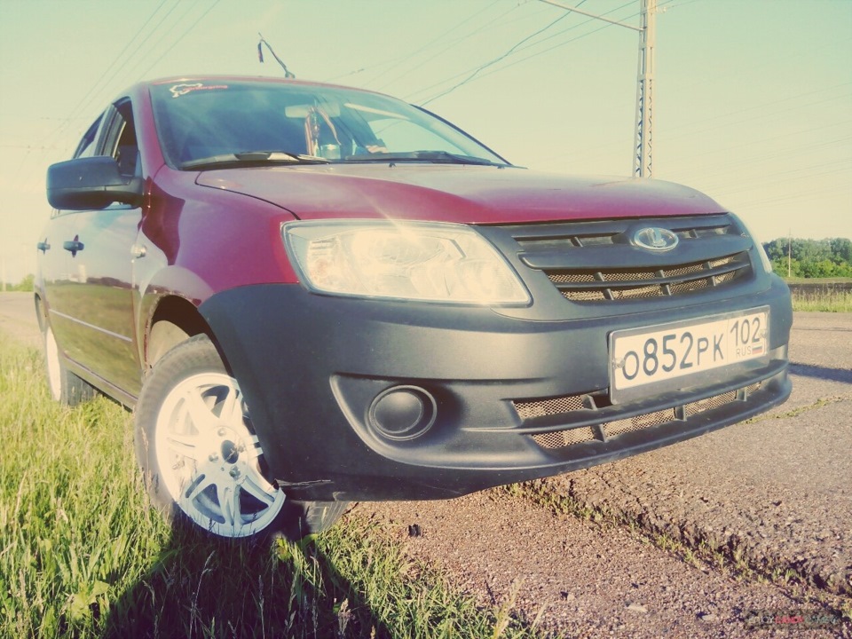 Гибридные дворники — Lada Гранта (1G), 1,6 л, 2013 года | аксессуары ...