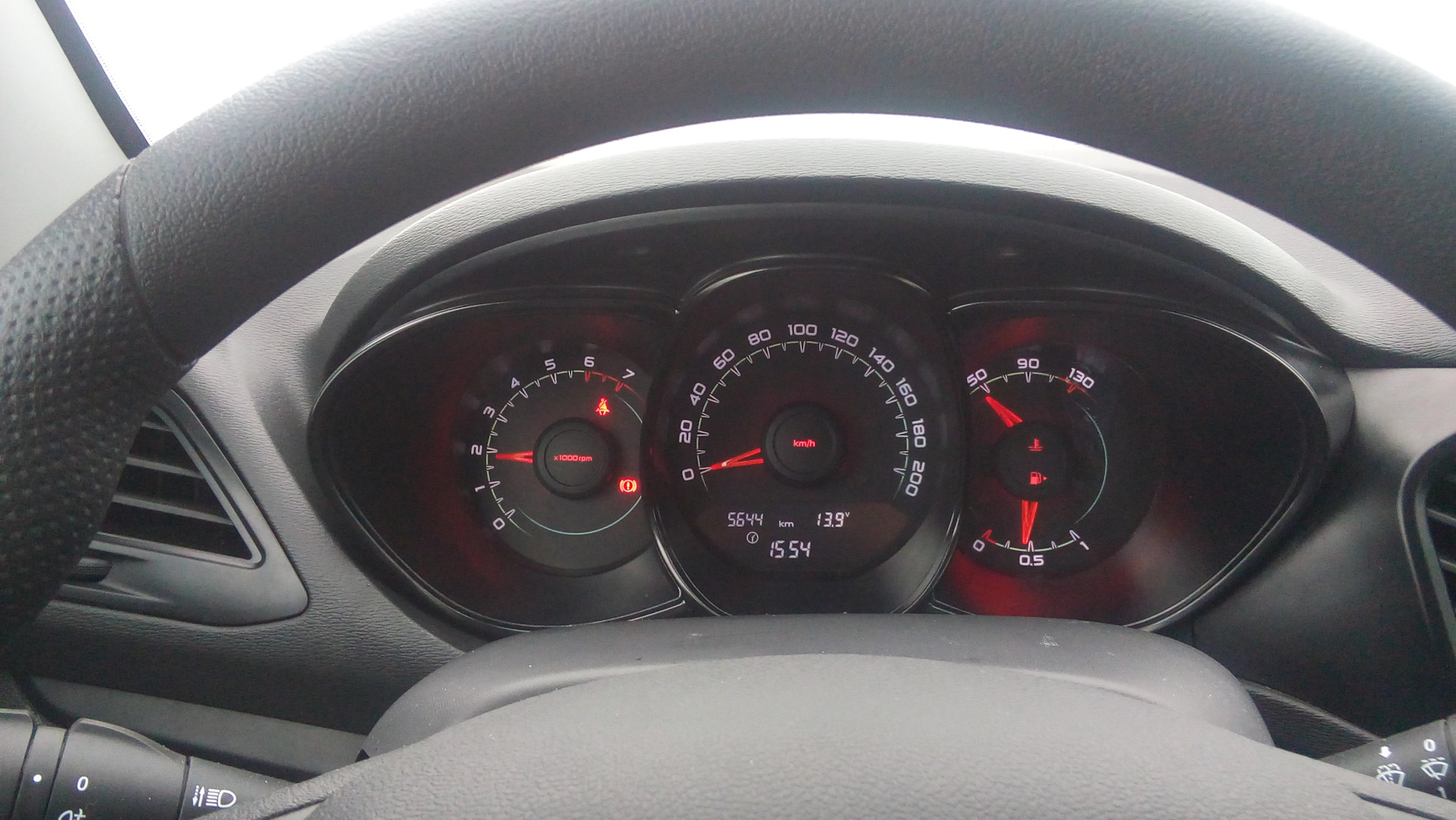 Часть 3 Пересвет приборной панели Lada Vesta — Lada Vesta (1G), 1,6 л ...