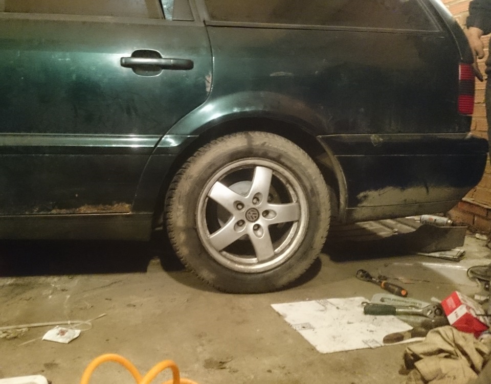 [задняя ось] часть 2 собрали — Volkswagen Passat B4 2 8 л 1993 года