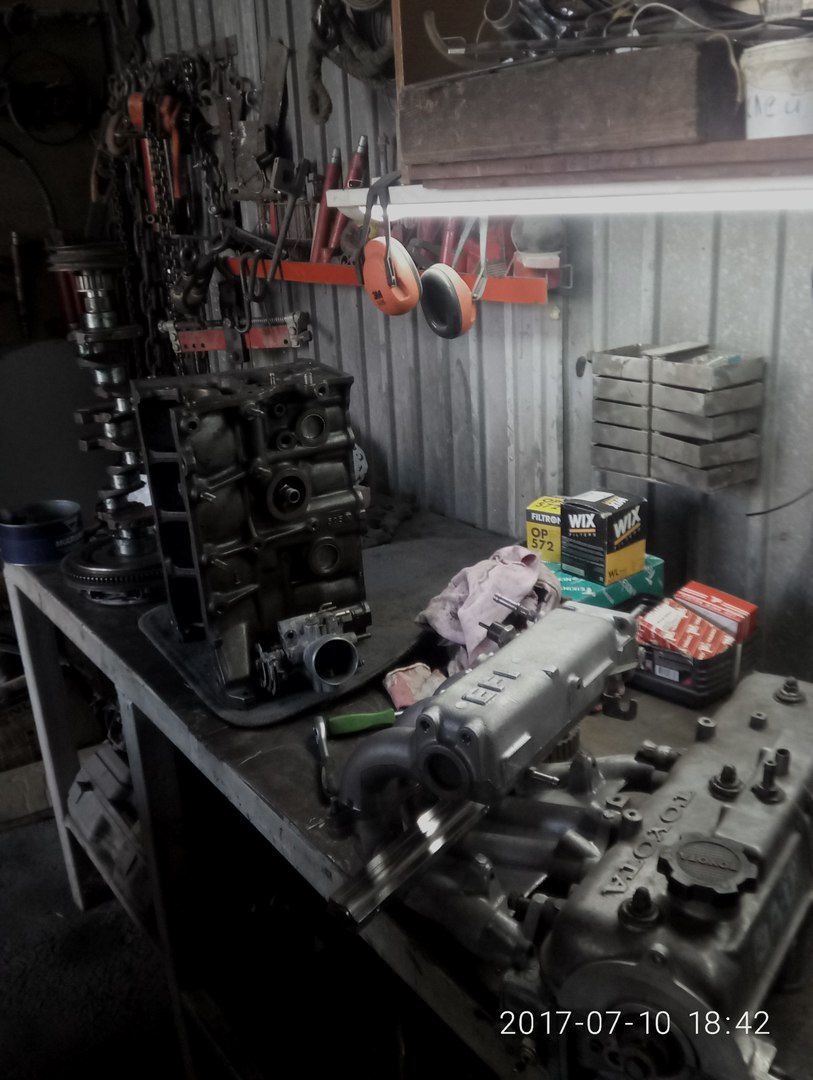 Решил собрать запасной мотор…И пошло поехало — Toyota Sprinter (70), 1 ...