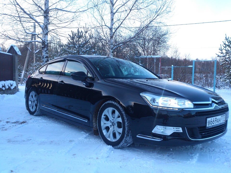 Первые зимние фото — Citroen C5 (2G), 1,6 л, 2014 года | фотография | DRIVE2