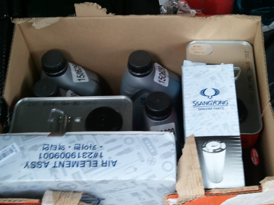 ТО-6 сам — SsangYong Kyron, 2 л, 2010 года | плановое ТО | DRIVE2