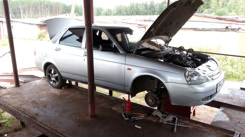 Водяной насос — Lada Приора седан, 1,6 л, 2011 года | своими руками ...