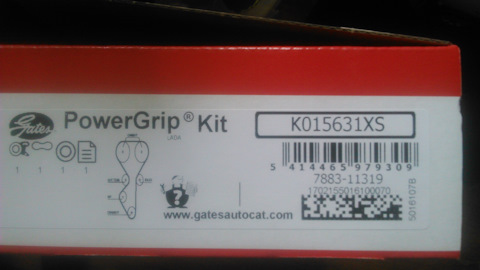 K015631XS Комплекты деталей для ремней грм GATES | Запчасти на DRIVE2