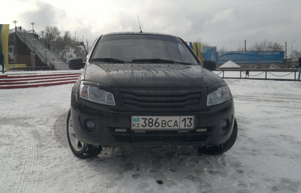 Решетка №2 — Lada Гранта (1G), 1,6 л, 2013 года | тюнинг | DRIVE2