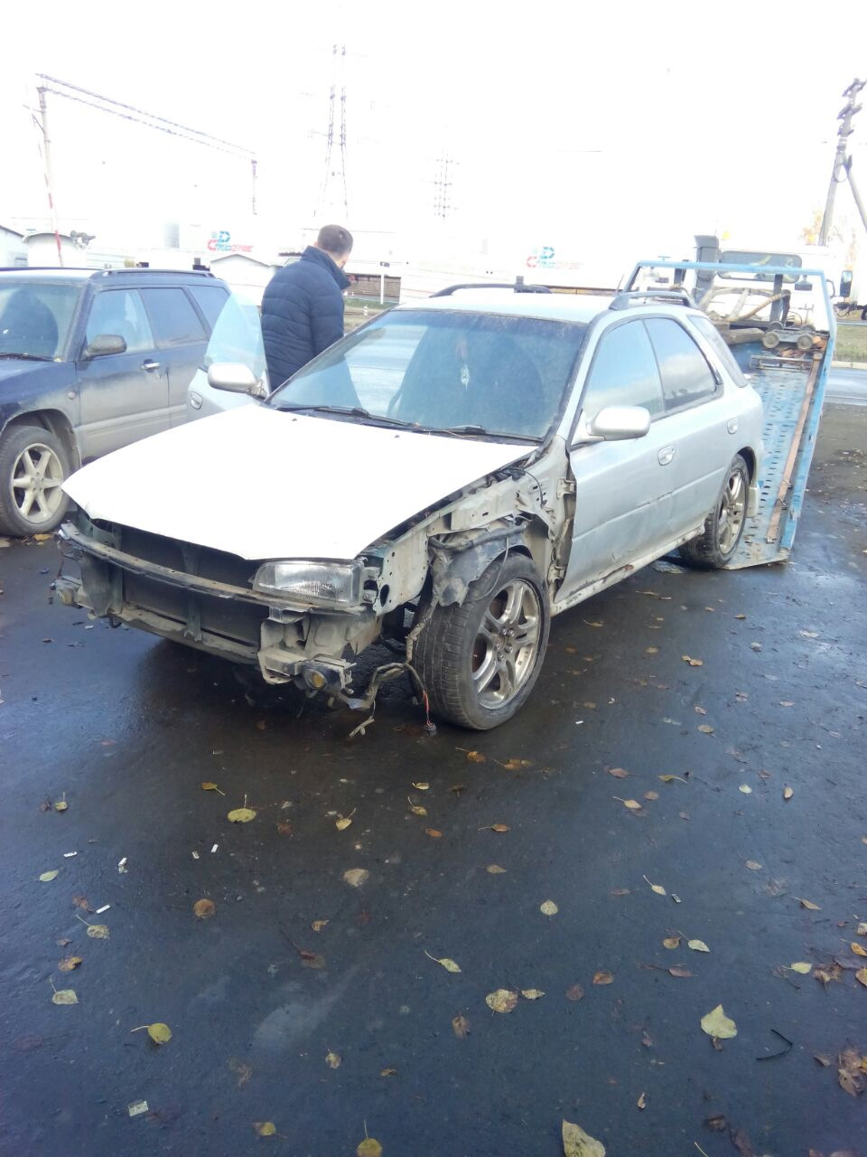 Конец свапа, неудачный заезд с эво — Subaru Impreza WRX (GC/GF), 2 л ...