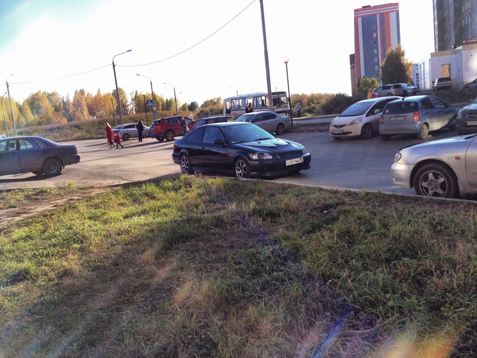 Задние фонари, еще раз рестаил. — Honda Civic Coupe (6G), 2 л, 1998 ...