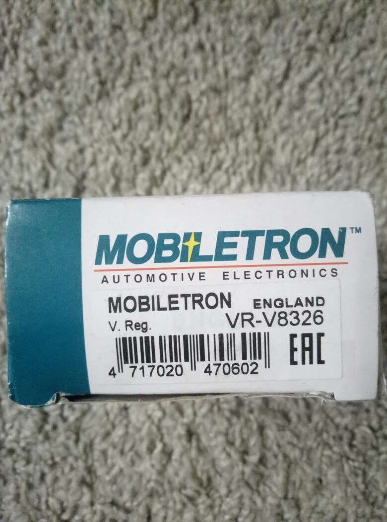 VRV8326 Регулятор генератора MOBILETRON | Запчасти на DRIVE2