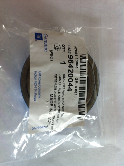 96420044 Уплотнительное кольцо коленвала GM | Запчасти на DRIVE2