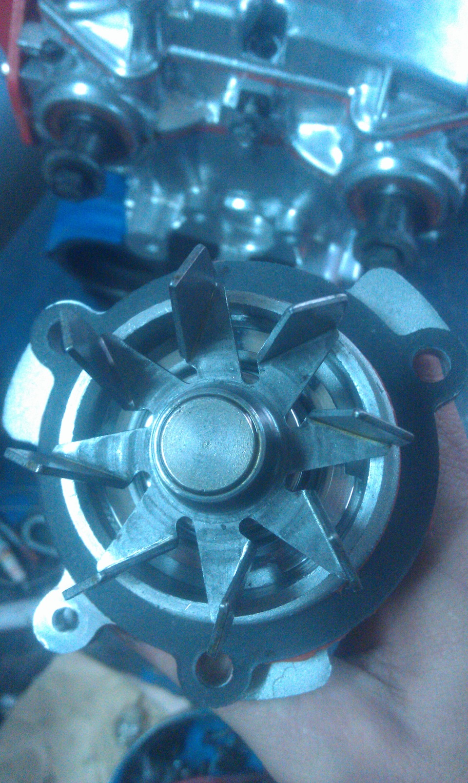 Сцепление, помпа, патрубки) — Lada Калина Хэтчбек (1G), 1,6 л, 2007 ...