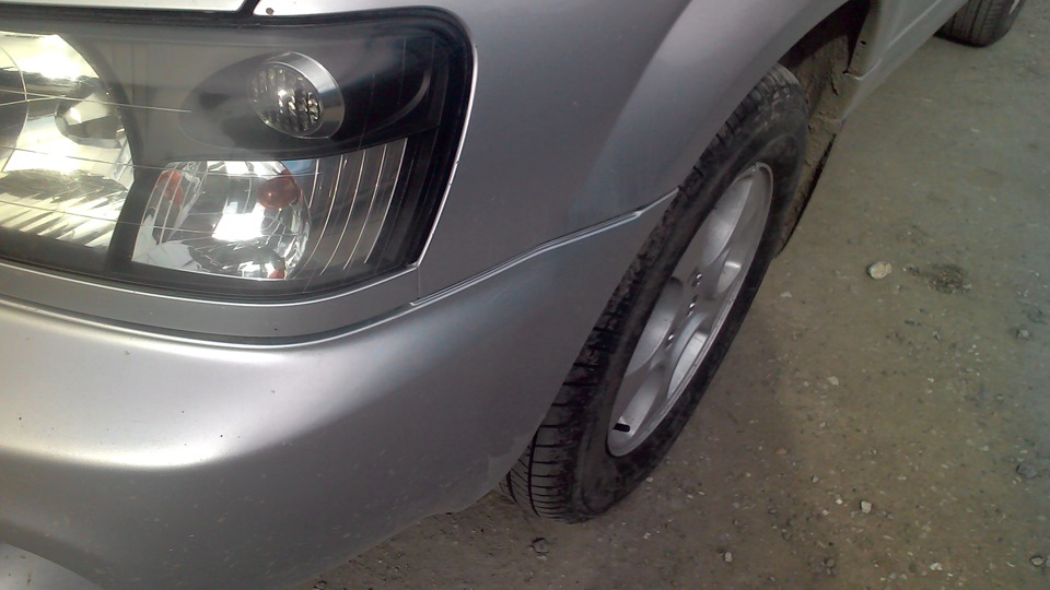 заменил полосочки на кругляшки — Subaru Forester (SG), 2 л, 2003 года ...