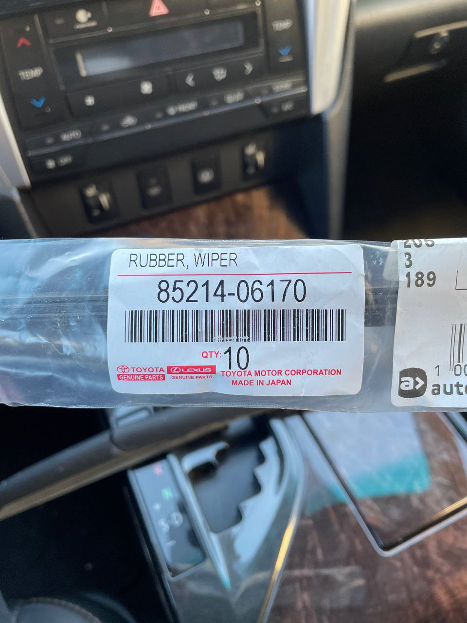 8521406170 Резинка стеклоочисти TOYOTA LEXUS | Запчасти на DRIVE2